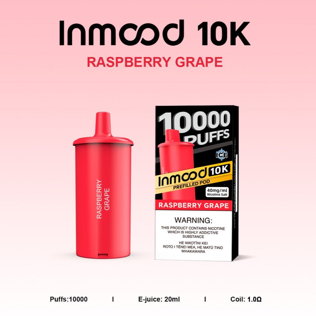 Inmood | 10K - Raspberry Grape (Pod Only) – Vape N Save